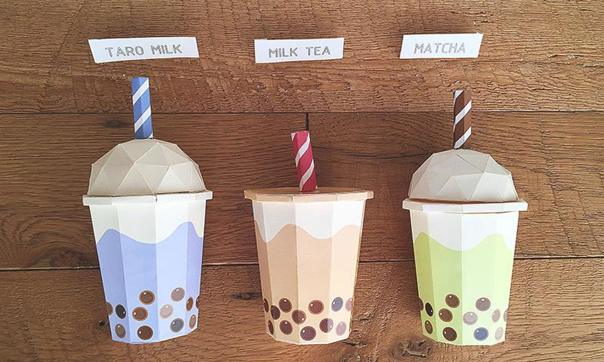 3D Boba Paper Art – Boba Love