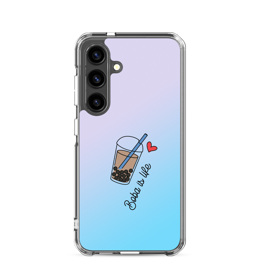 BOBA IS LIFE SAMSUNG PHONE CASE — Boba Love - Bubble tea apparel ...
