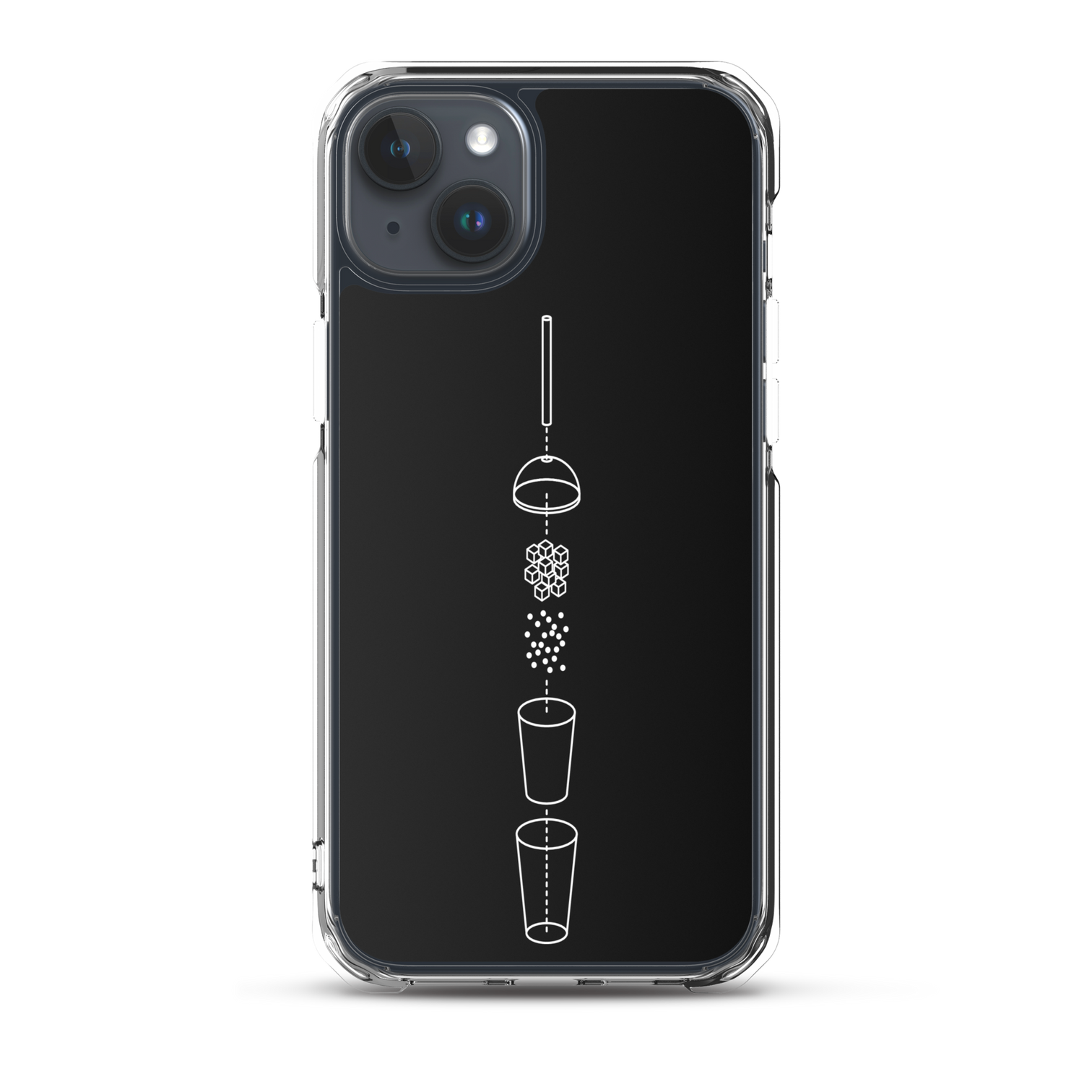 DECONSTRUCTED BOBA IPHONE CASE (BLACK) — Boba Love - Bubble tea apparel ...