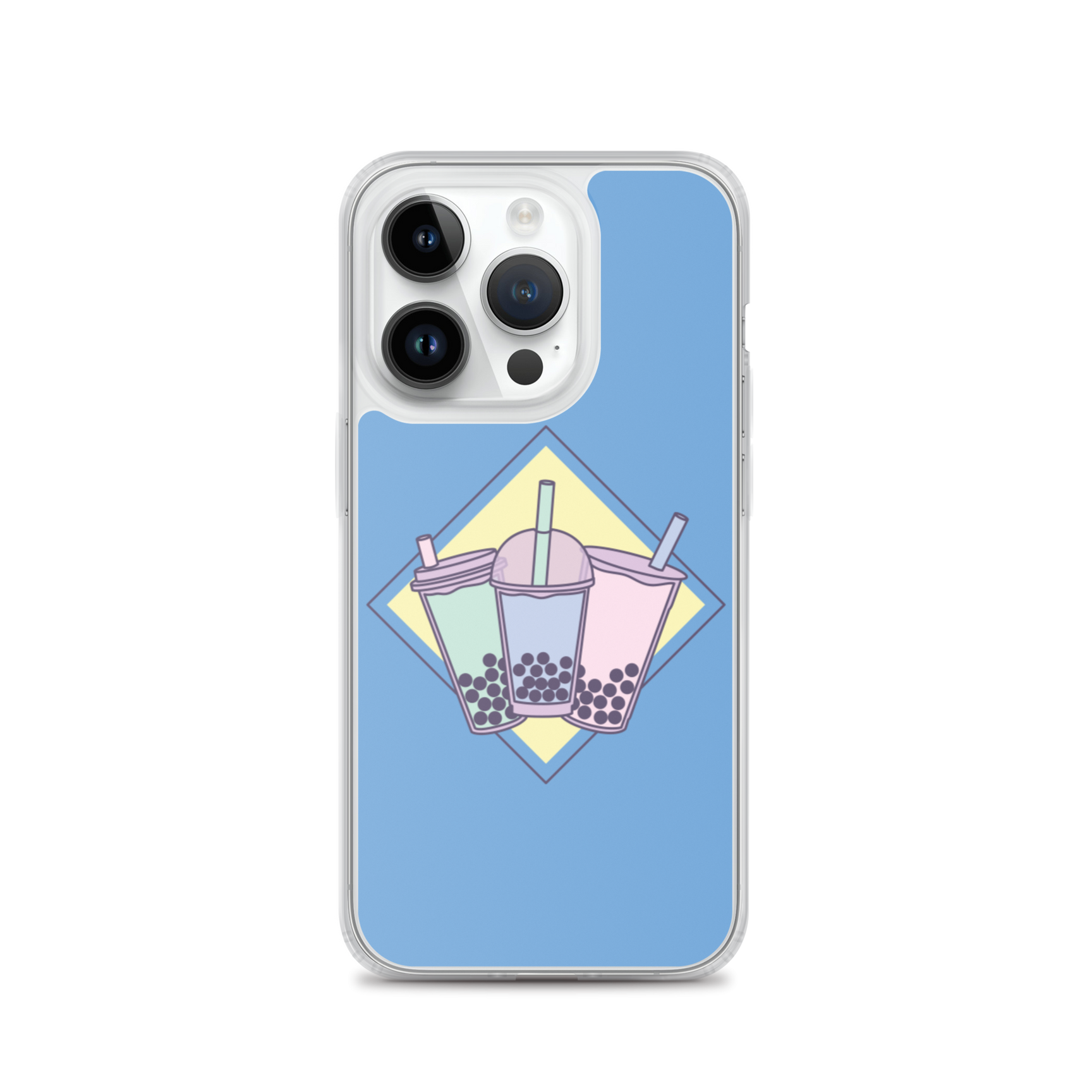 PASTEL BOBA TRIO IPHONE CASE — Boba Love - Bubble tea apparel & accessories