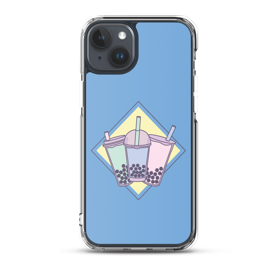 PASTEL BOBA TRIO IPHONE CASE — Boba Love - Bubble tea apparel & accessories