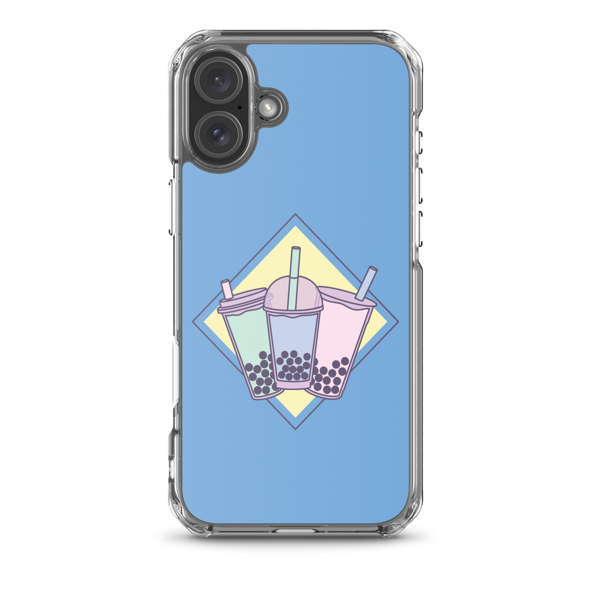 PASTEL BOBA TRIO IPHONE CASE — Boba Love - Bubble tea apparel & accessories