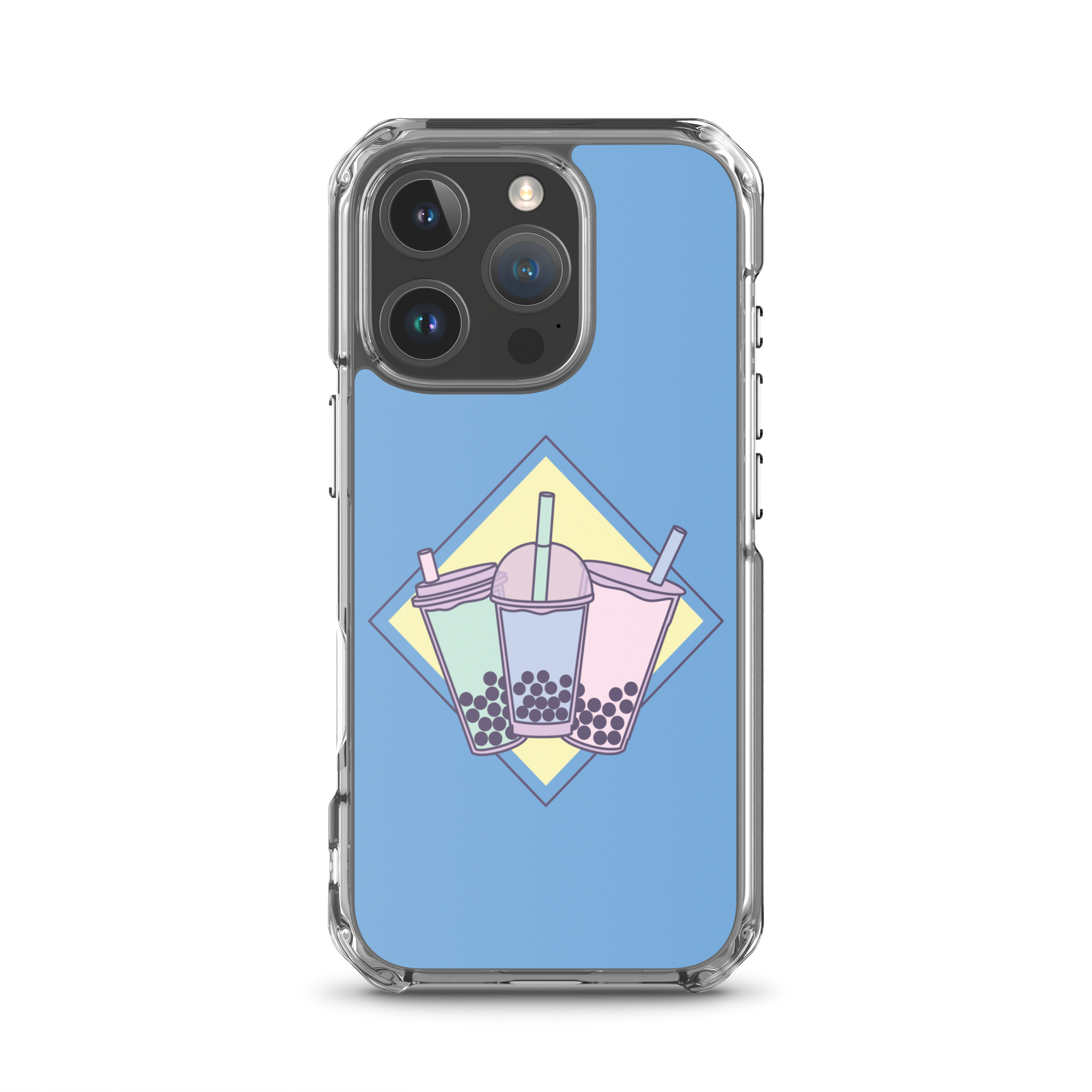PASTEL BOBA TRIO IPHONE CASE — Boba Love - Bubble tea apparel & accessories