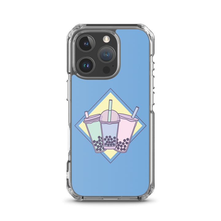PASTEL BOBA TRIO IPHONE CASE — Boba Love - Bubble tea apparel & accessories